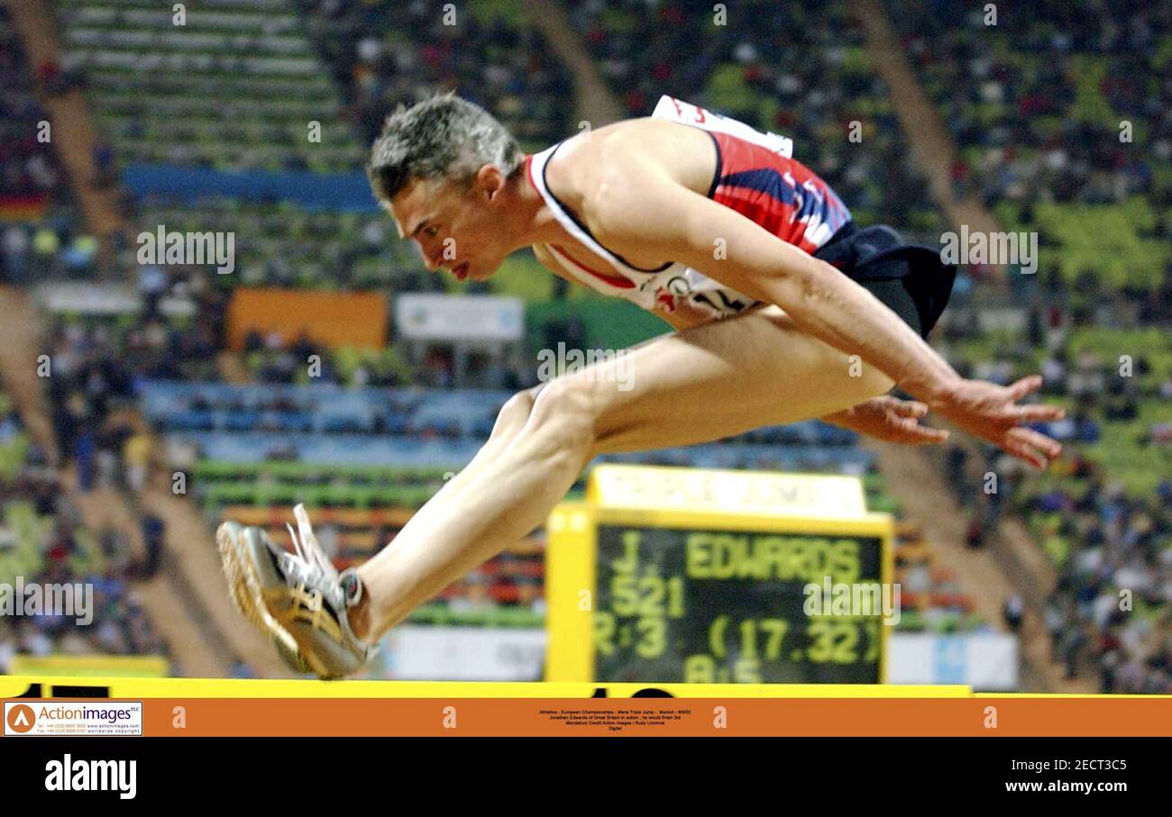 Grande bretagne jonathan edwards en action Banque de photographies et d ...