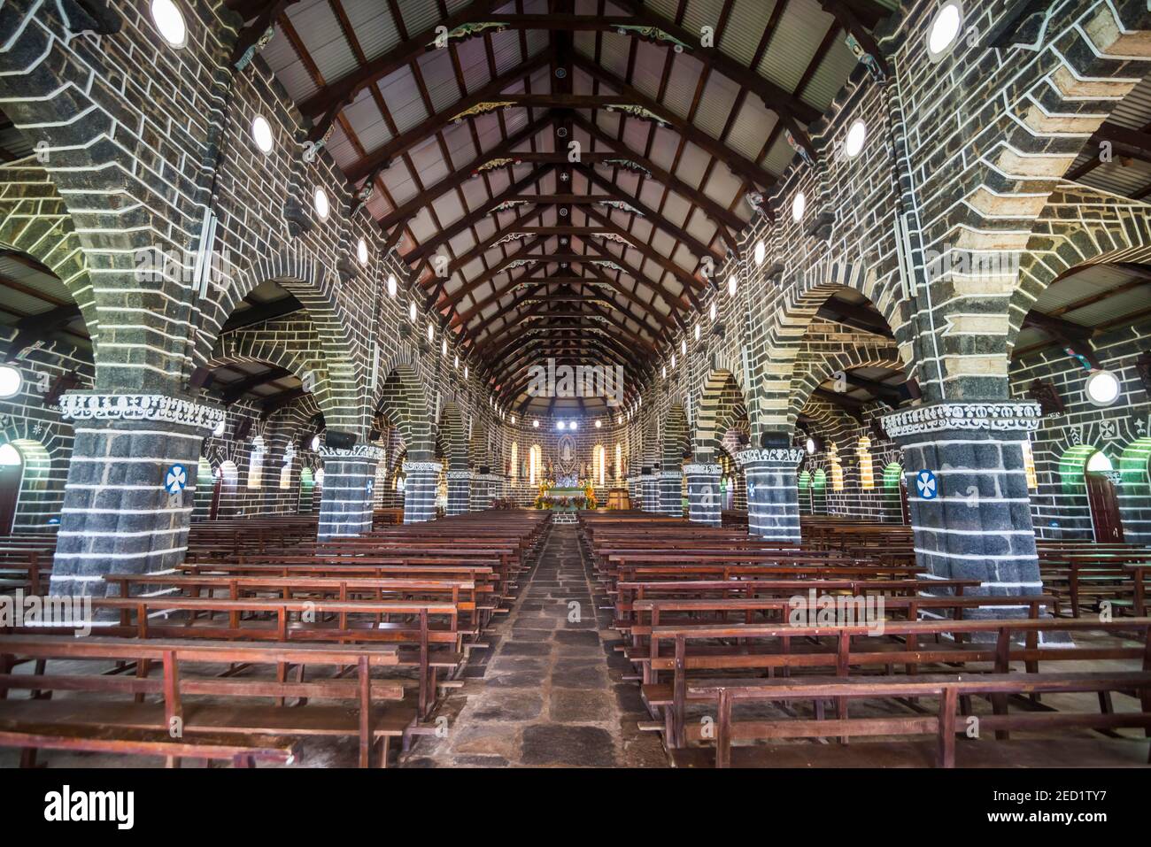 Cathédrale notre-Dame de l'Assomption, Mata-Utu, Wallis, Wallis et Futuna Photo Stock - Alamy
