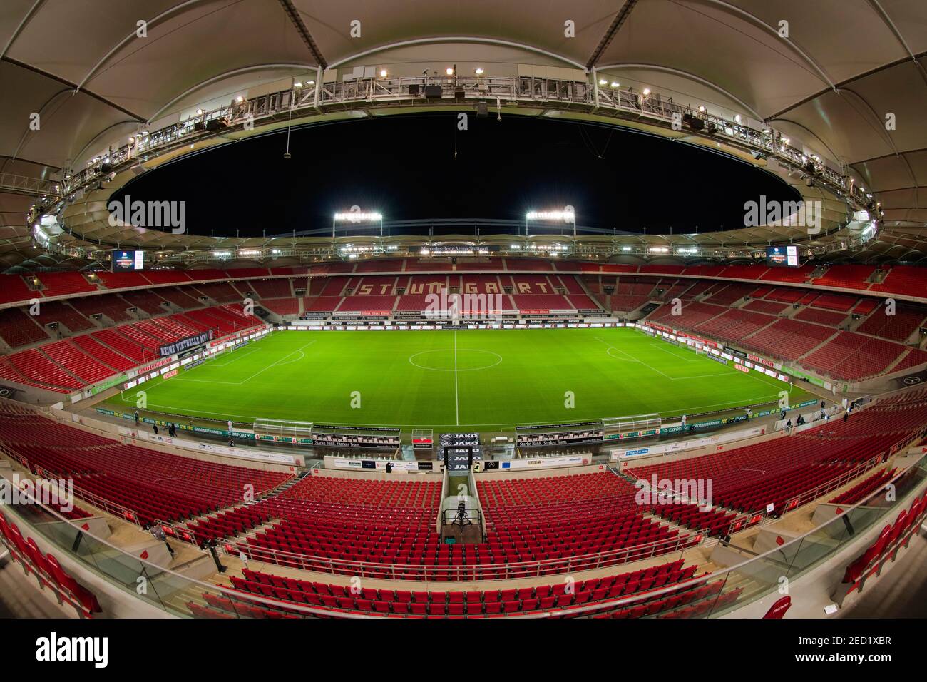 Stade vide, vue d'ensemble, Mercedes-Benz Arena, Stuttgart, Bade ...