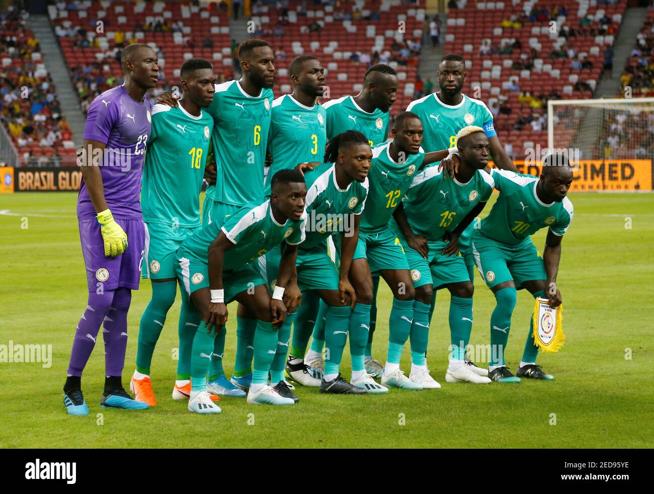 Senegal national team pose Banque de photographies et d’images à haute ...
