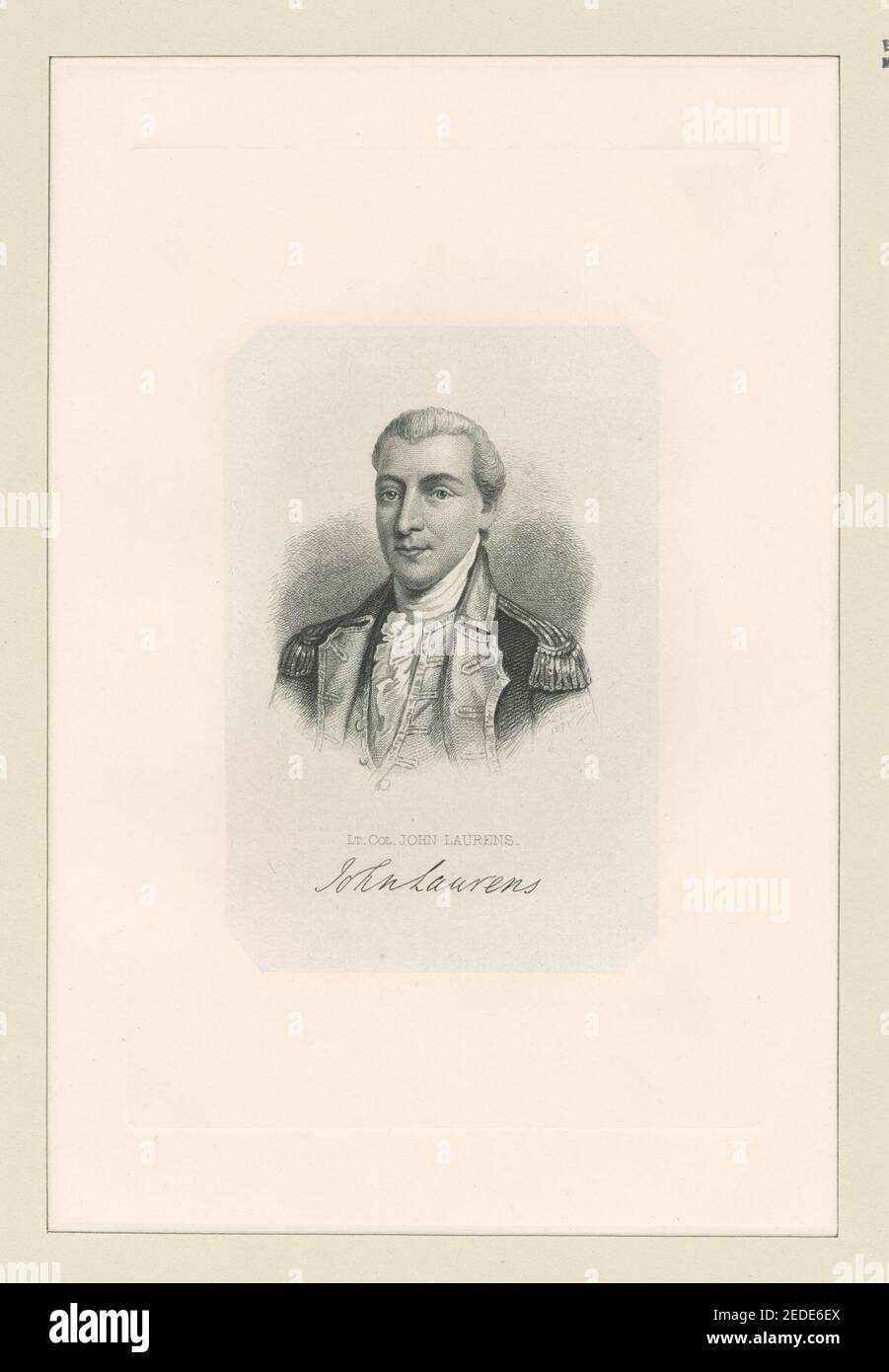 Col john laurens Banque de photographies et d’images à haute résolution ...