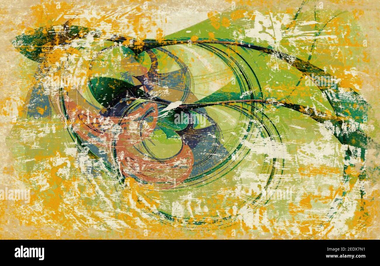 grafez la texture des traits de peinture de couleur et des taches ...