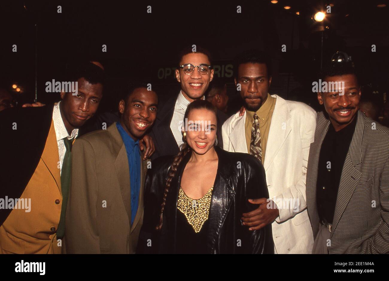 Michael Wright, Tico Wells, Harry Lennix, Leon, Robert Townsend et Carla Brothers lors de la ...