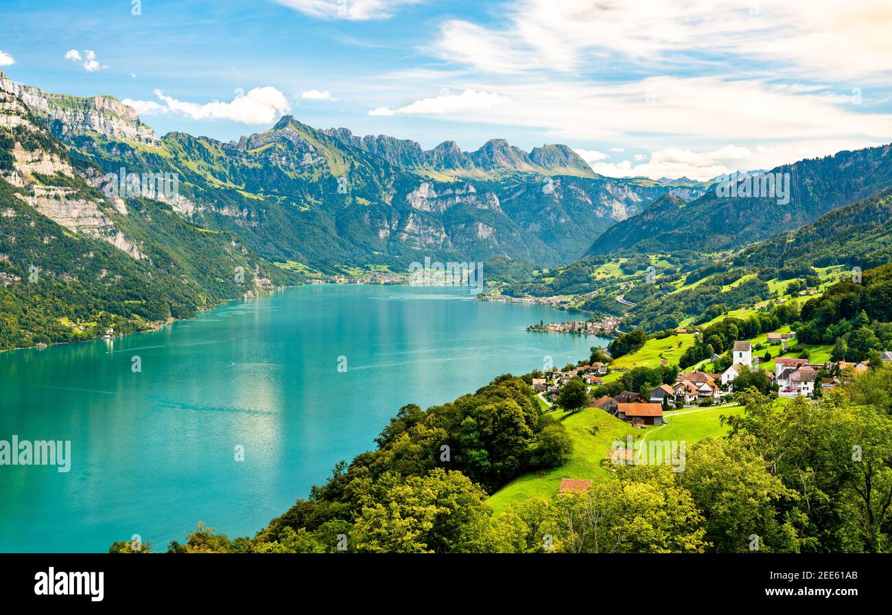 Walensee walenstadt switzerland Banque de photographies et d’images à ...