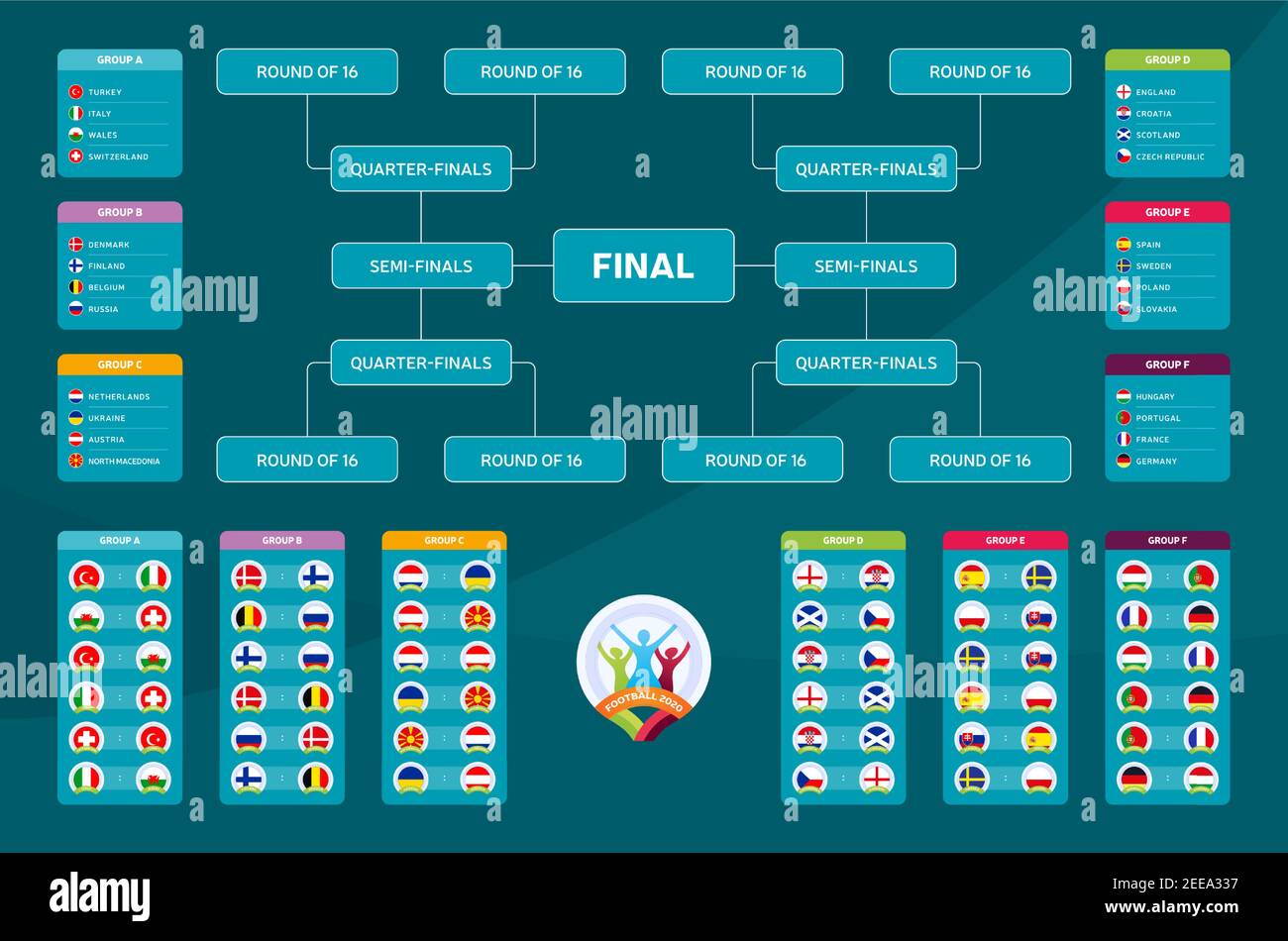 Calendrier des matchs, modèle pour le web, imprimé, tableau des ...