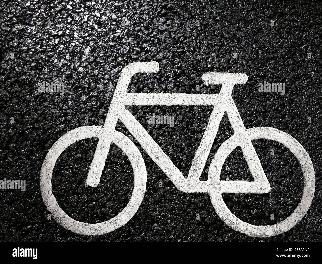 Piste Cyclable Panneau De Signalisation Piste Cyclable Banque d'image ...