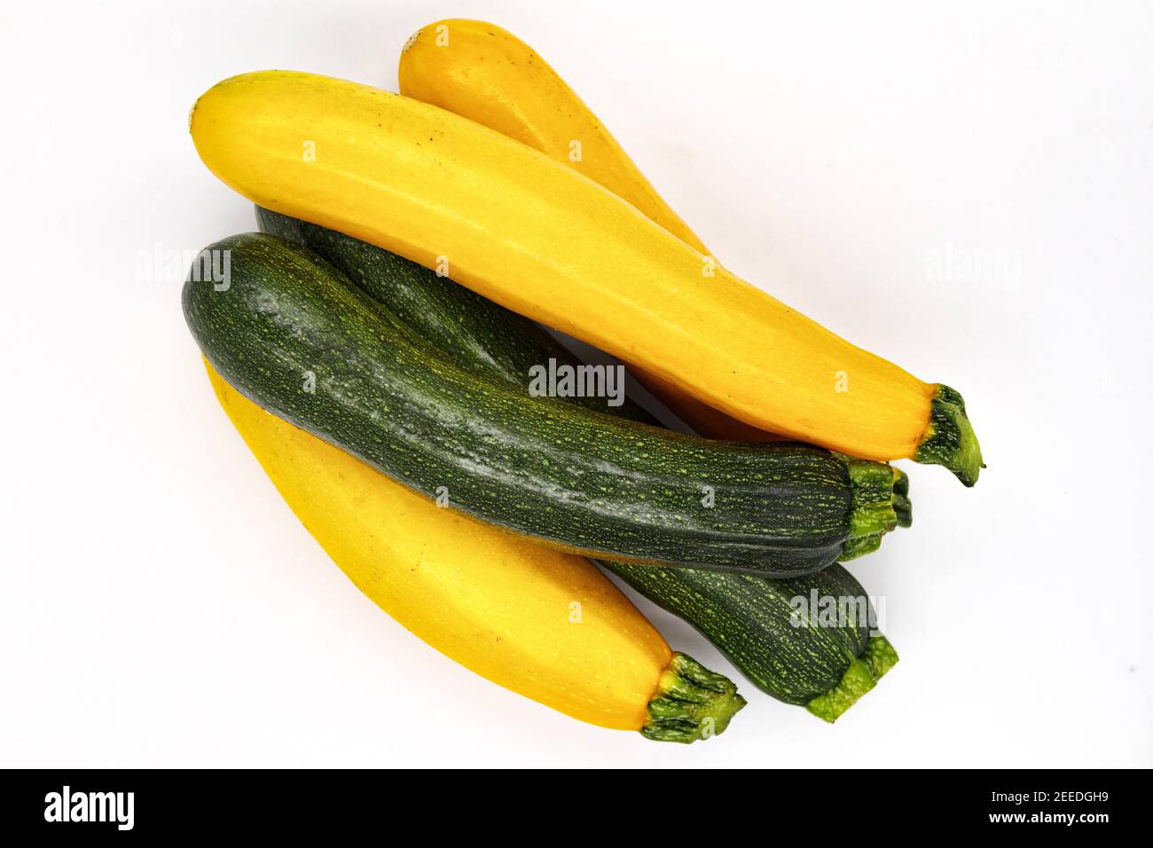 Courgette vert jaune Banque de photographies et d’images à haute ...