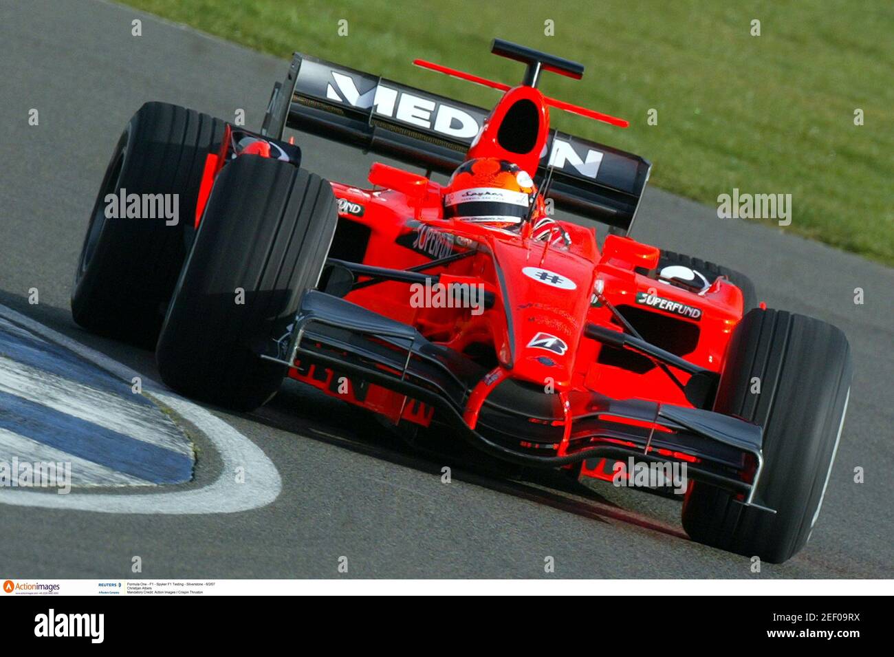 Test de course automobile de formule 1 silverstone Banque de ...