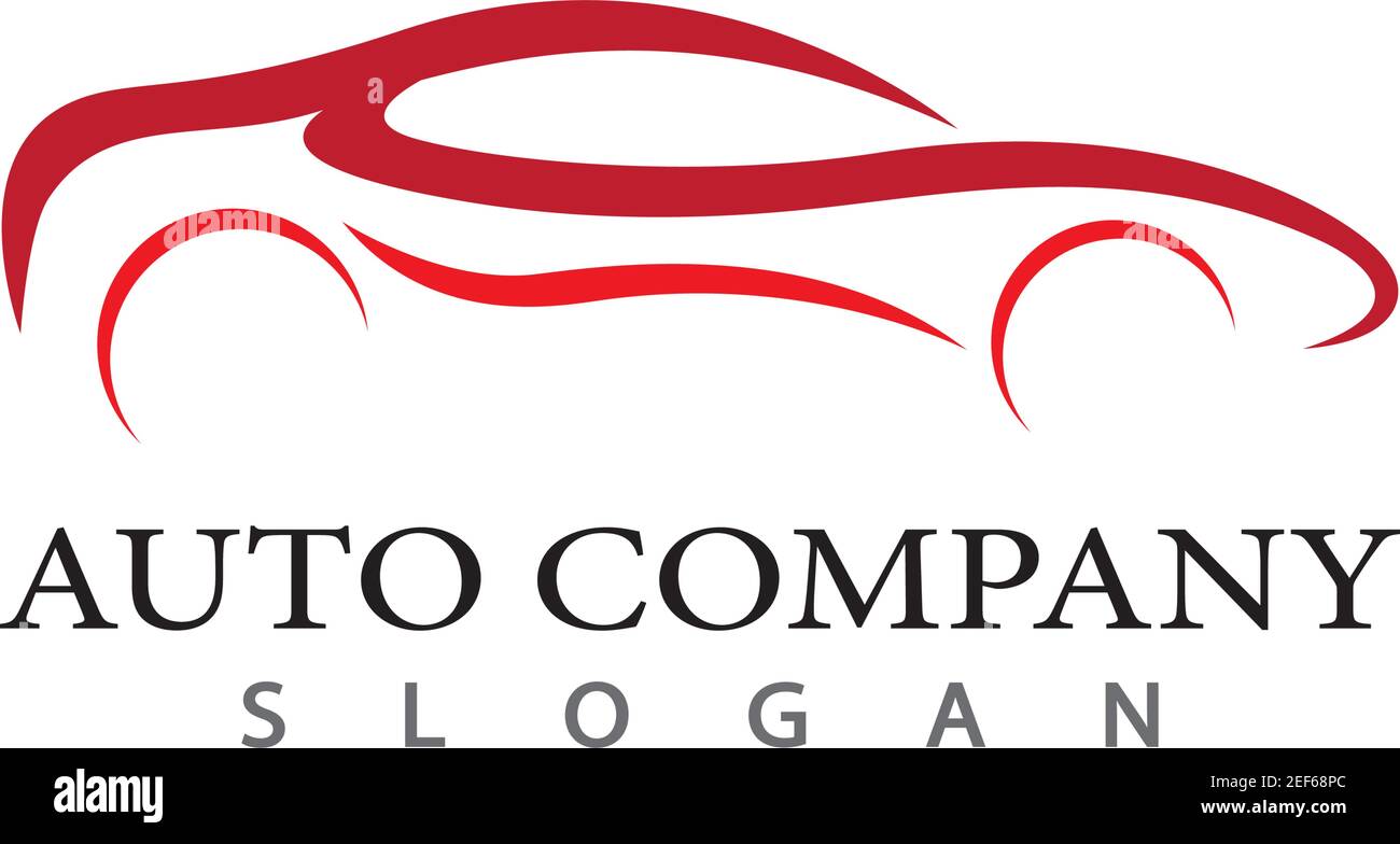 Modèle de logo Auto logo dessin d'illustration d'icône vectorielle ...