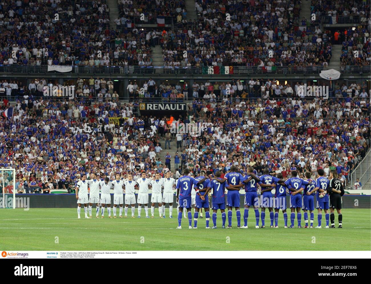 France team group line up fra Banque de photographies et d’images à ...