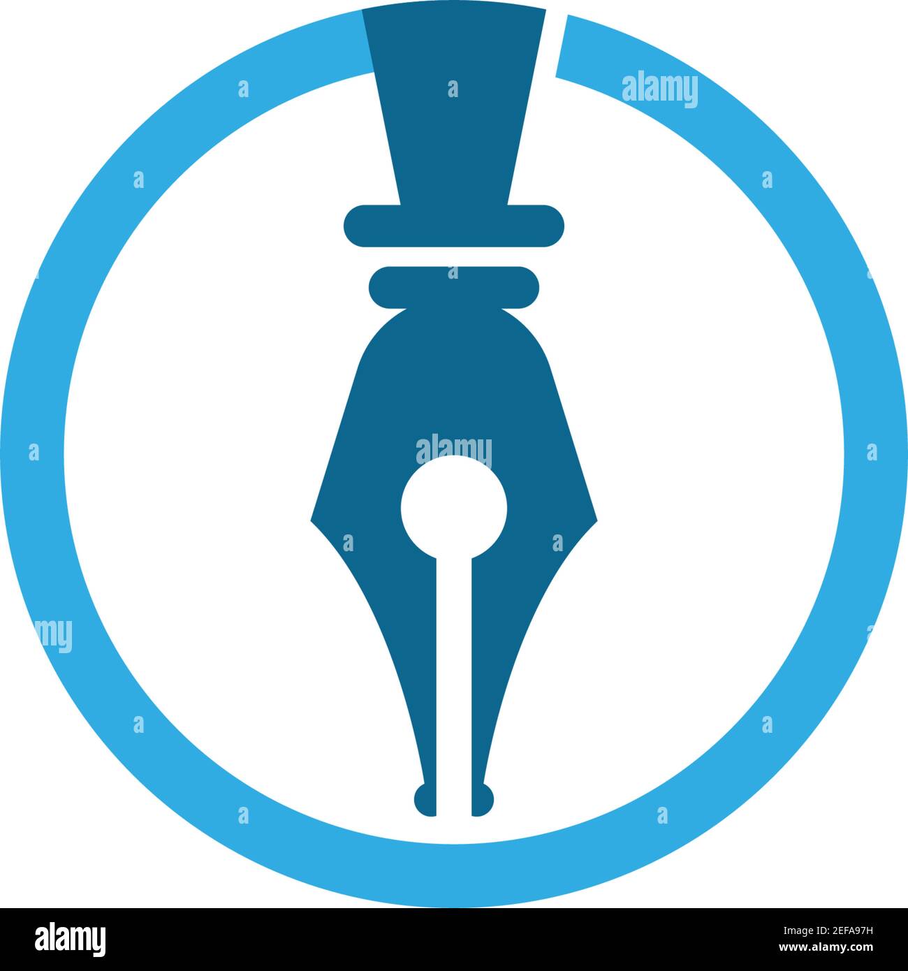 Modèle de logo de stylo dessin d'illustration d'icône vectorielle Image ...