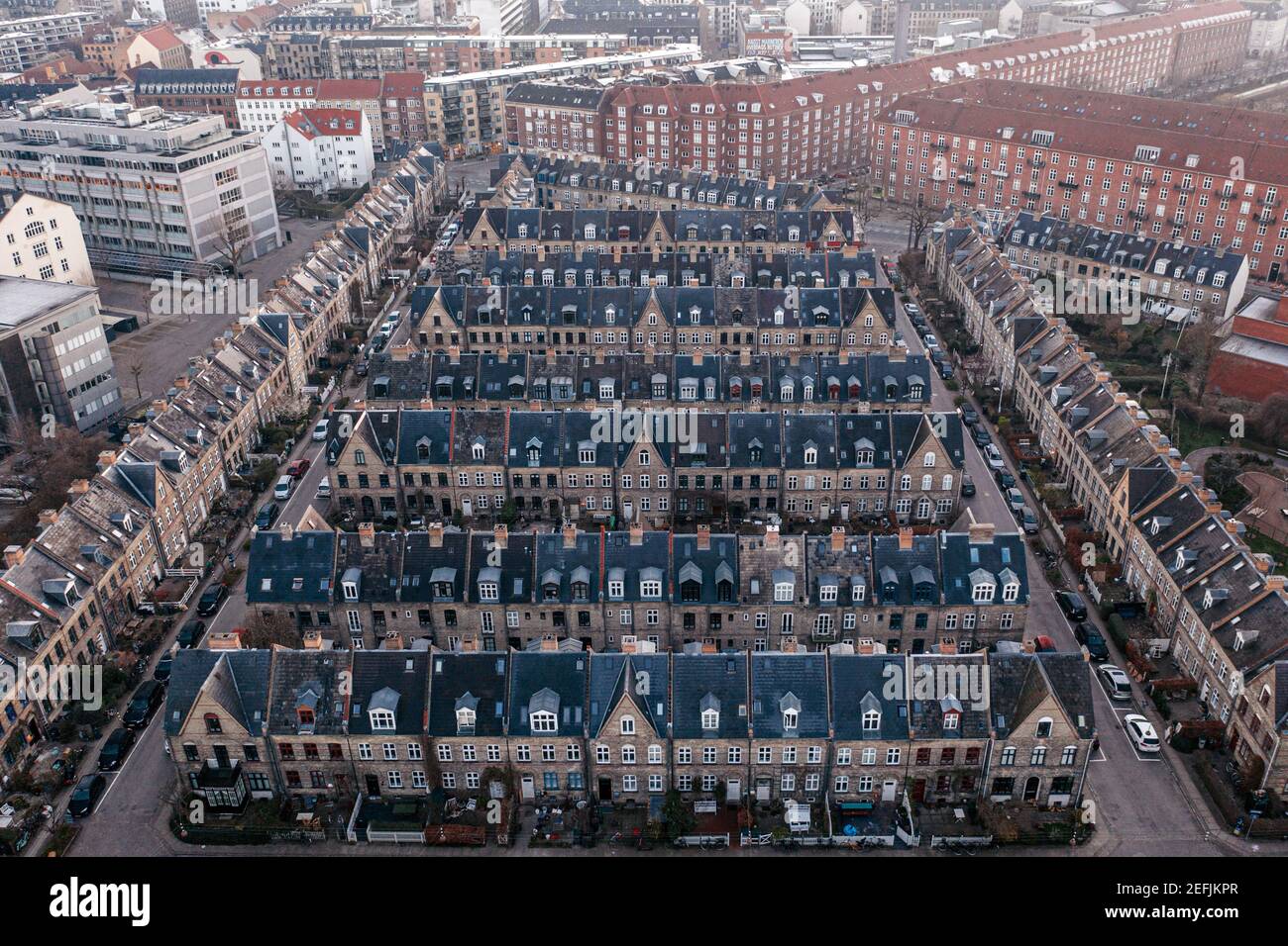 Danemark, Copenhague - 27 mars 2020. Vue sur la zone de logement et d ...