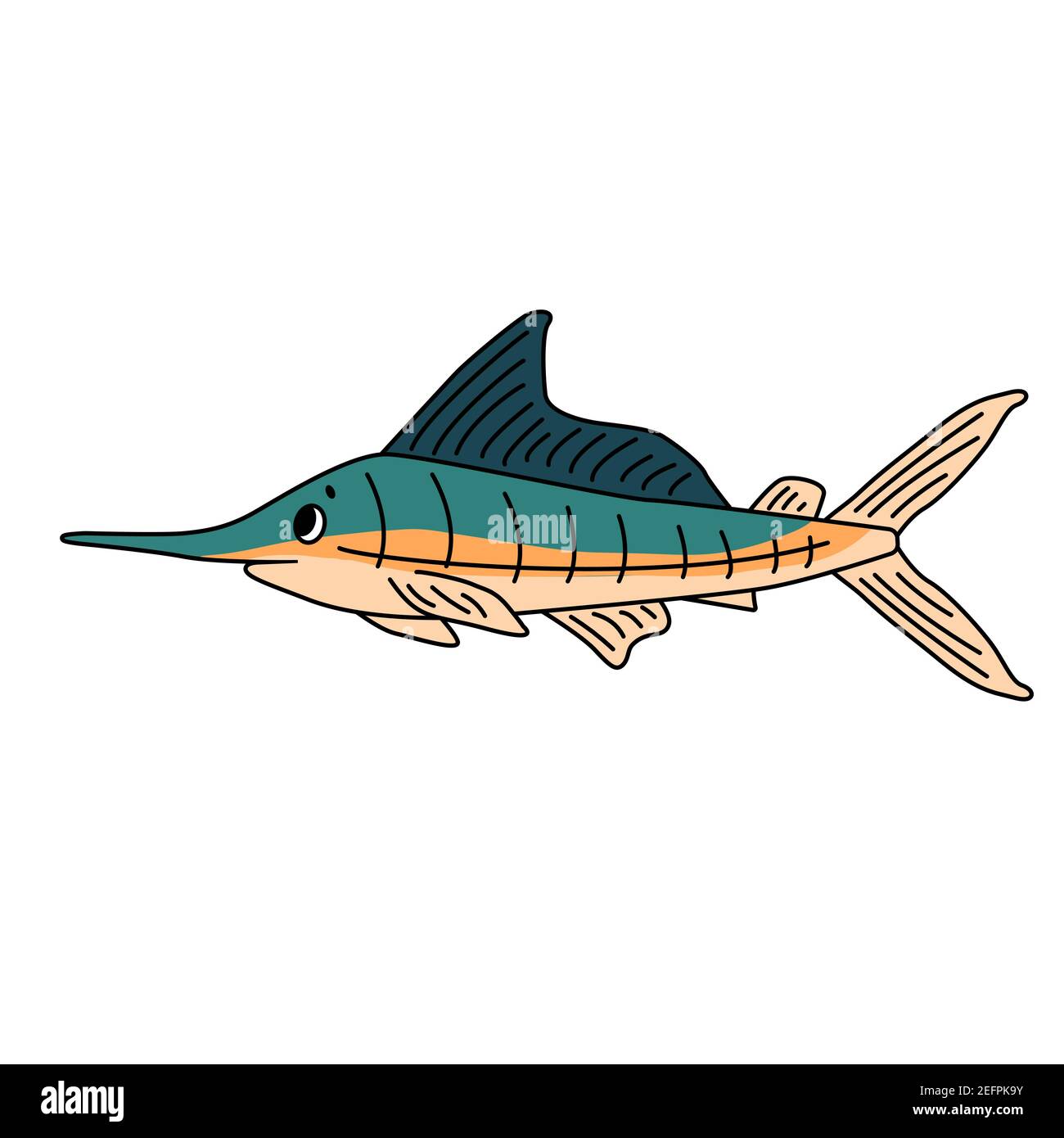 Museau de poisson Banque d'images vectorielles - Alamy