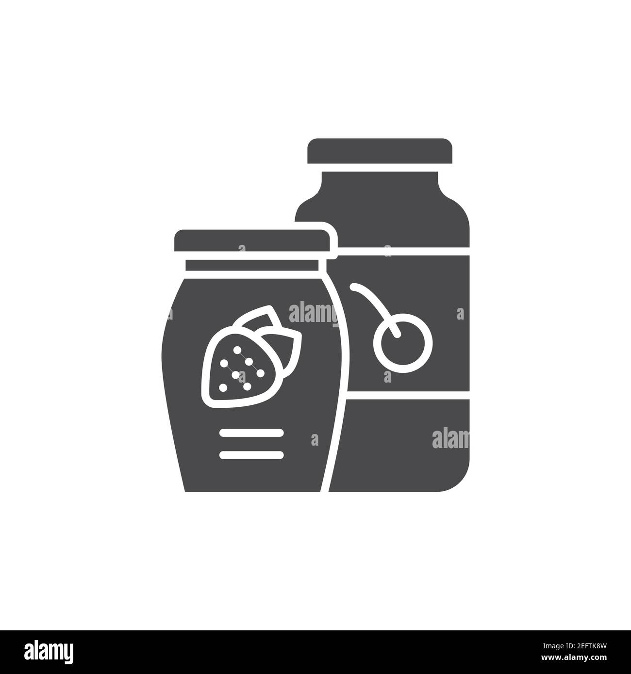 Icône de ligne de couleur de bourrage. Elément vectoriel isolé ...