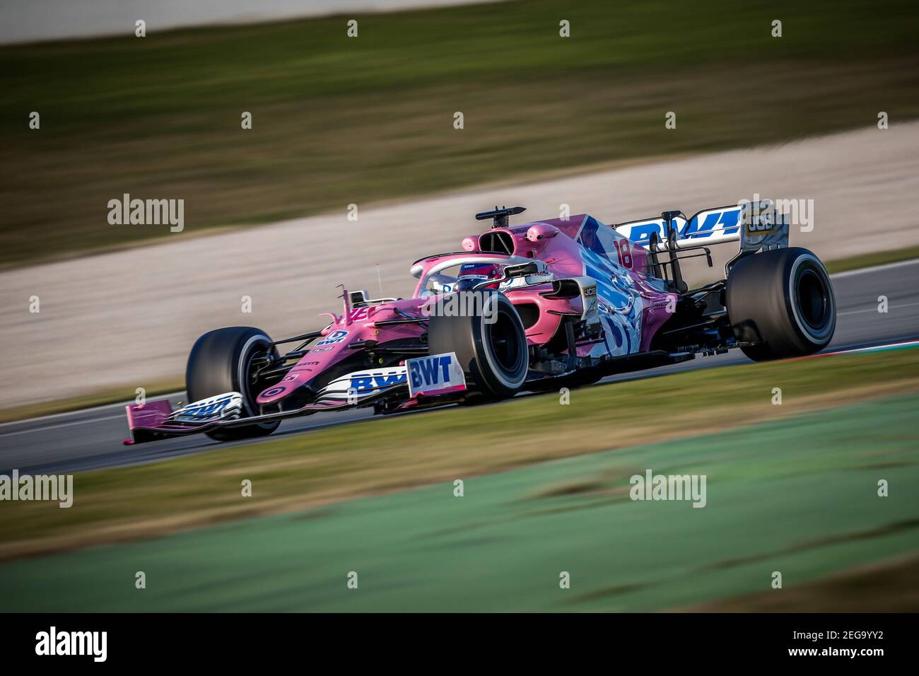 18 STROLL lance (CAN), Racing point F1 RP20, action lors de la première ...