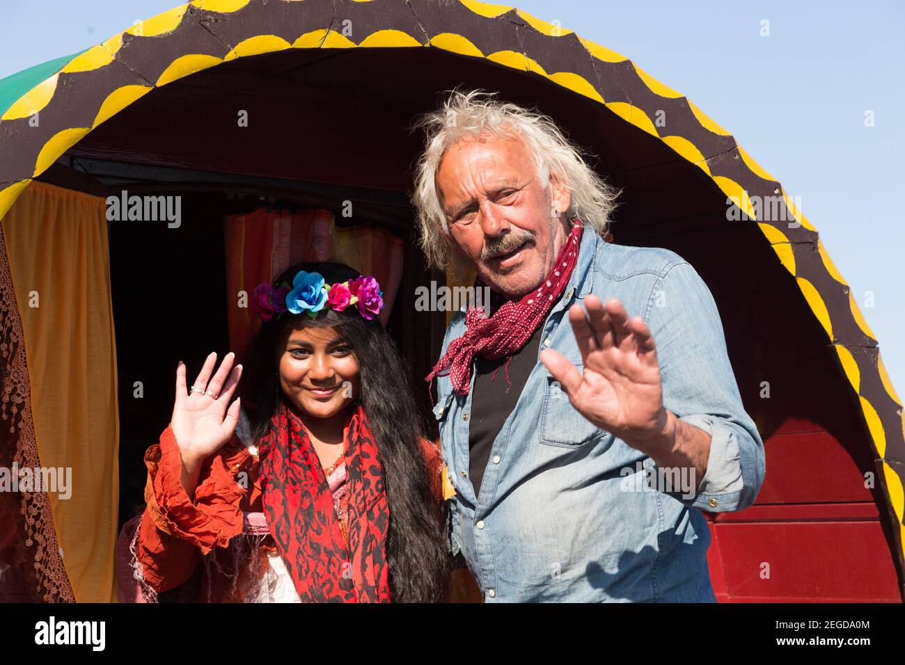 Roulotte traditionnelle rom gitane Banque de photographies et d’images ...