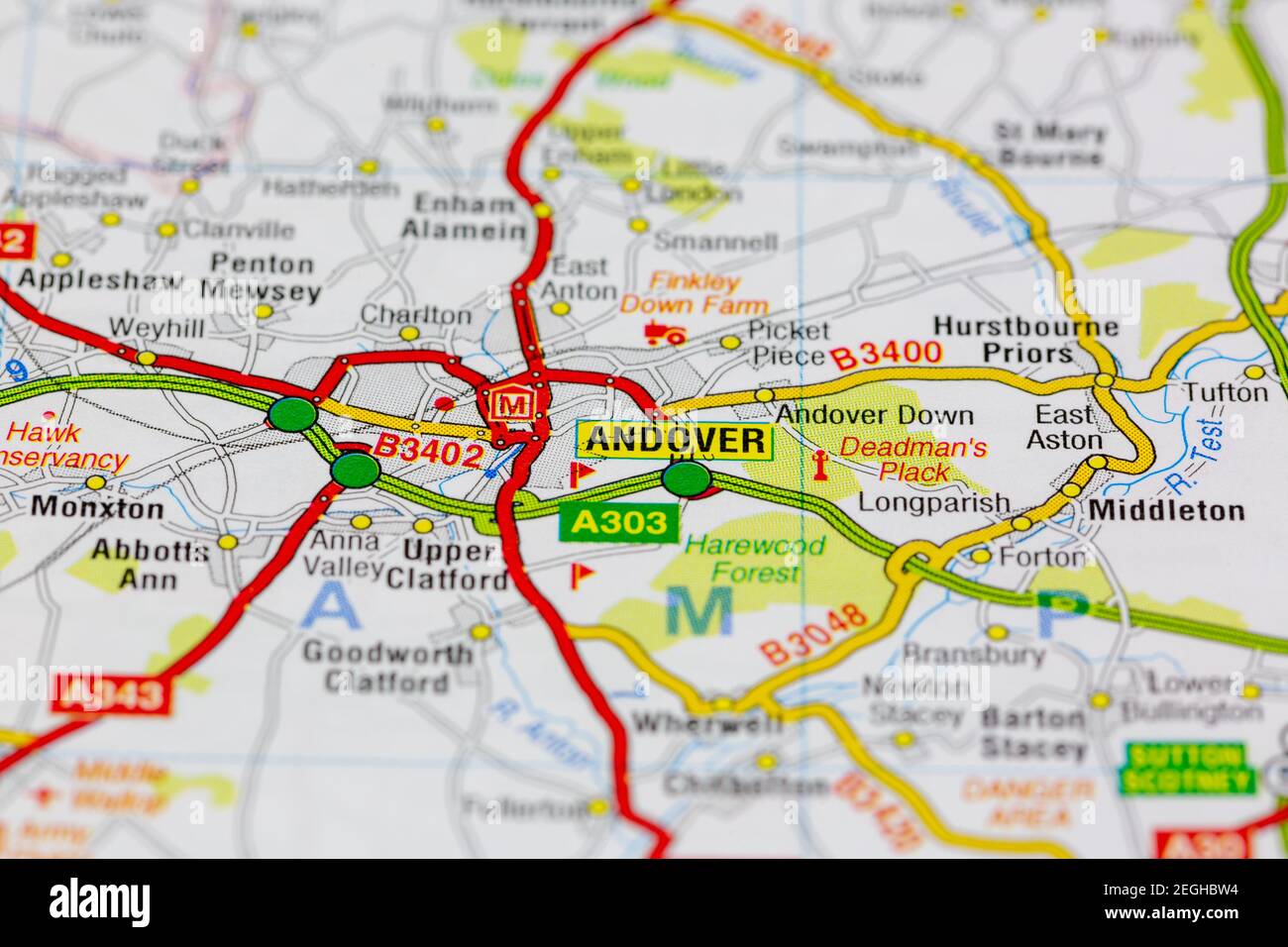 Carte de andover Banque de photographies et d’images à haute résolution ...