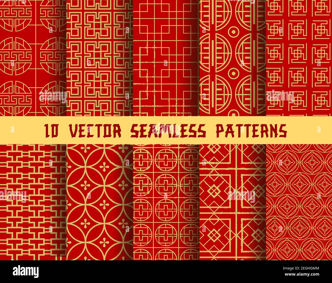 Motifs de parchemins Banque d'images vectorielles - Alamy