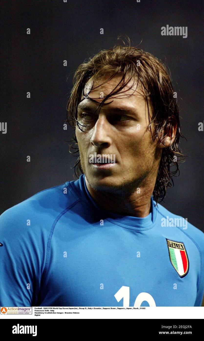 Francesco totti fifa world cup 2002 Banque de photographies et d’images ...