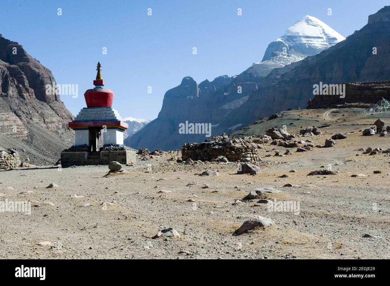Mount kailash tibetan kang rinpoche Banque de photographies et d’images ...