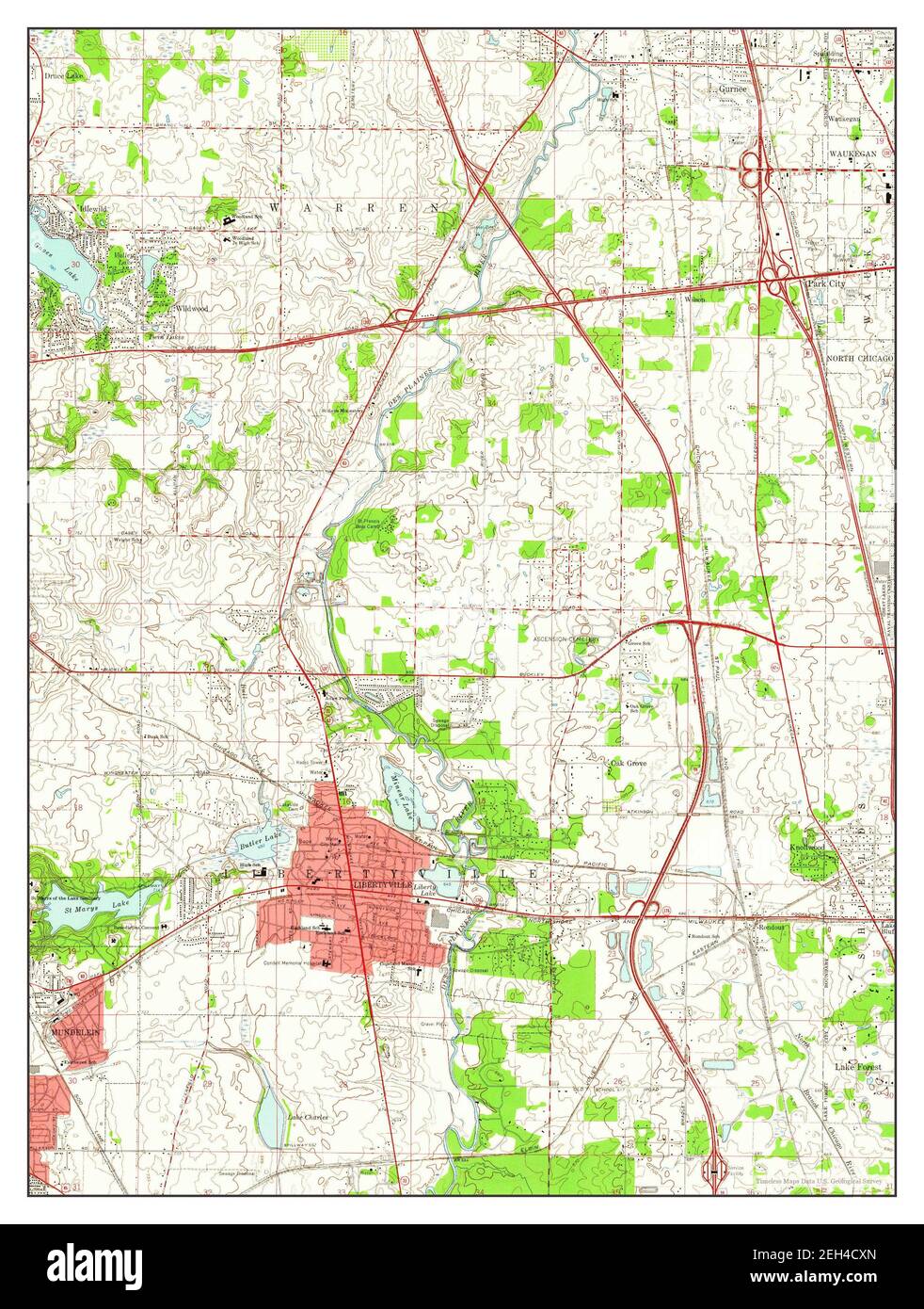 Carte route 1960 Banque de photographies et d’images à haute résolution ...