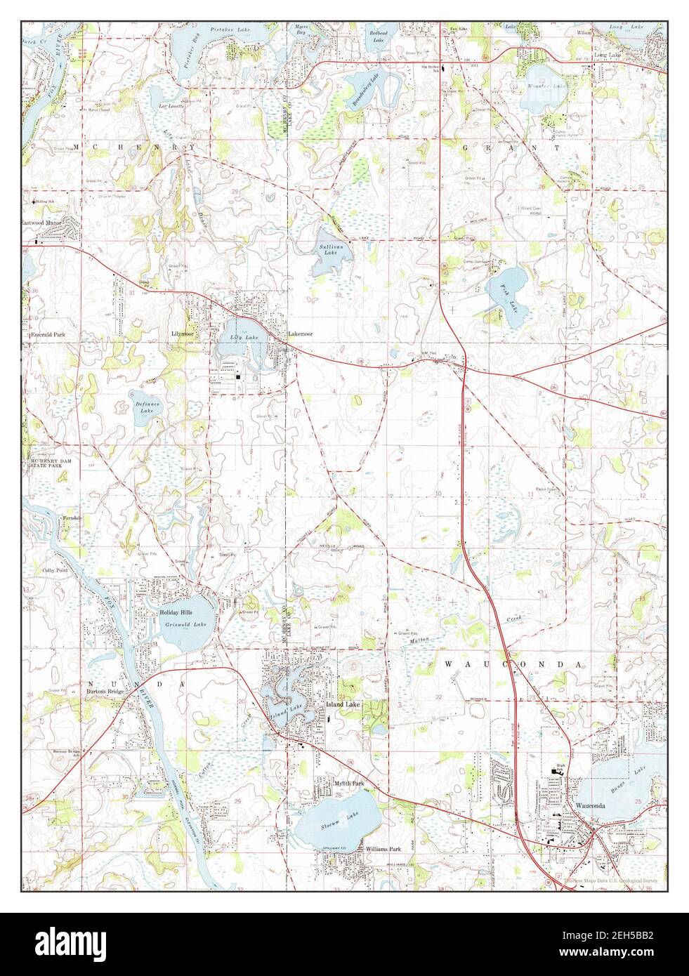 Carte de wauconda Banque de photographies et d’images à haute ...