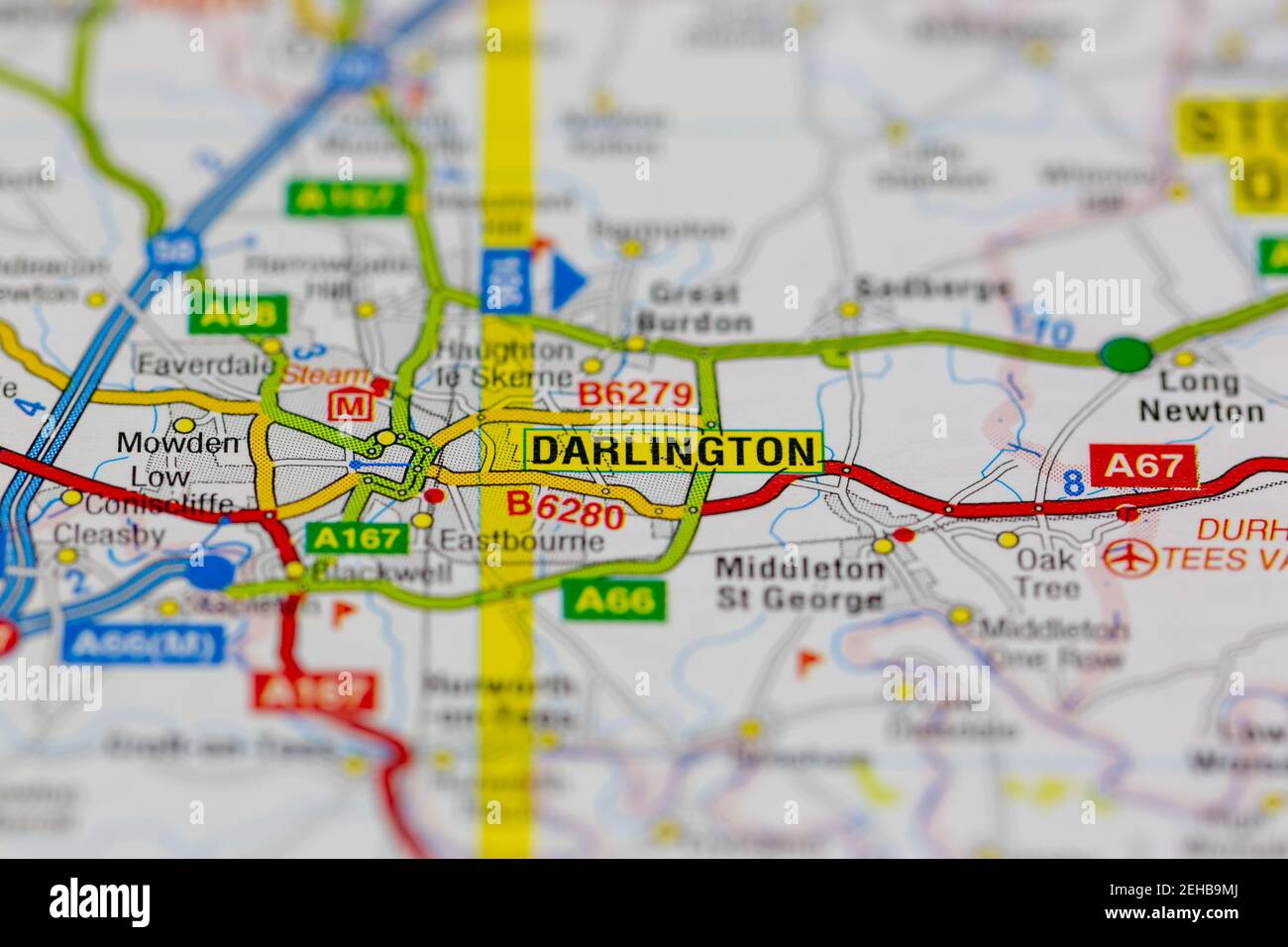 Carte de darlington Banque de photographies et d’images à haute ...