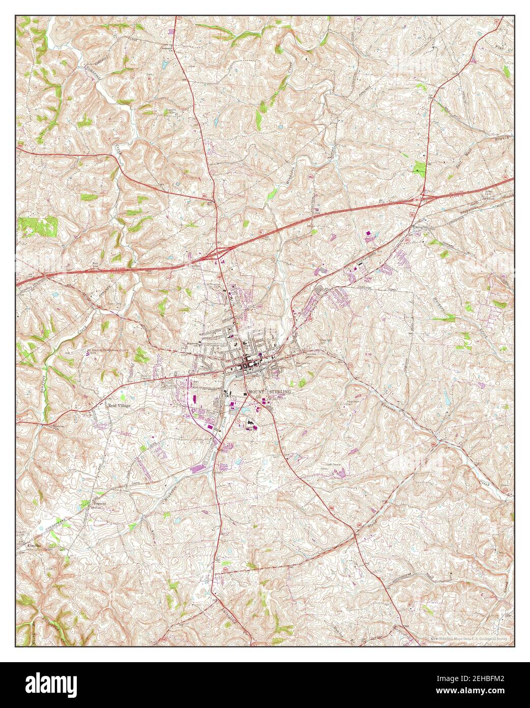 Carte du mont sterling Banque de photographies et d’images à haute ...