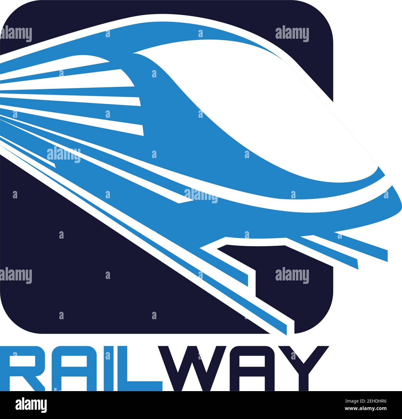 logo de train isolé sur fond blanc. illustration vectorielle Image ...