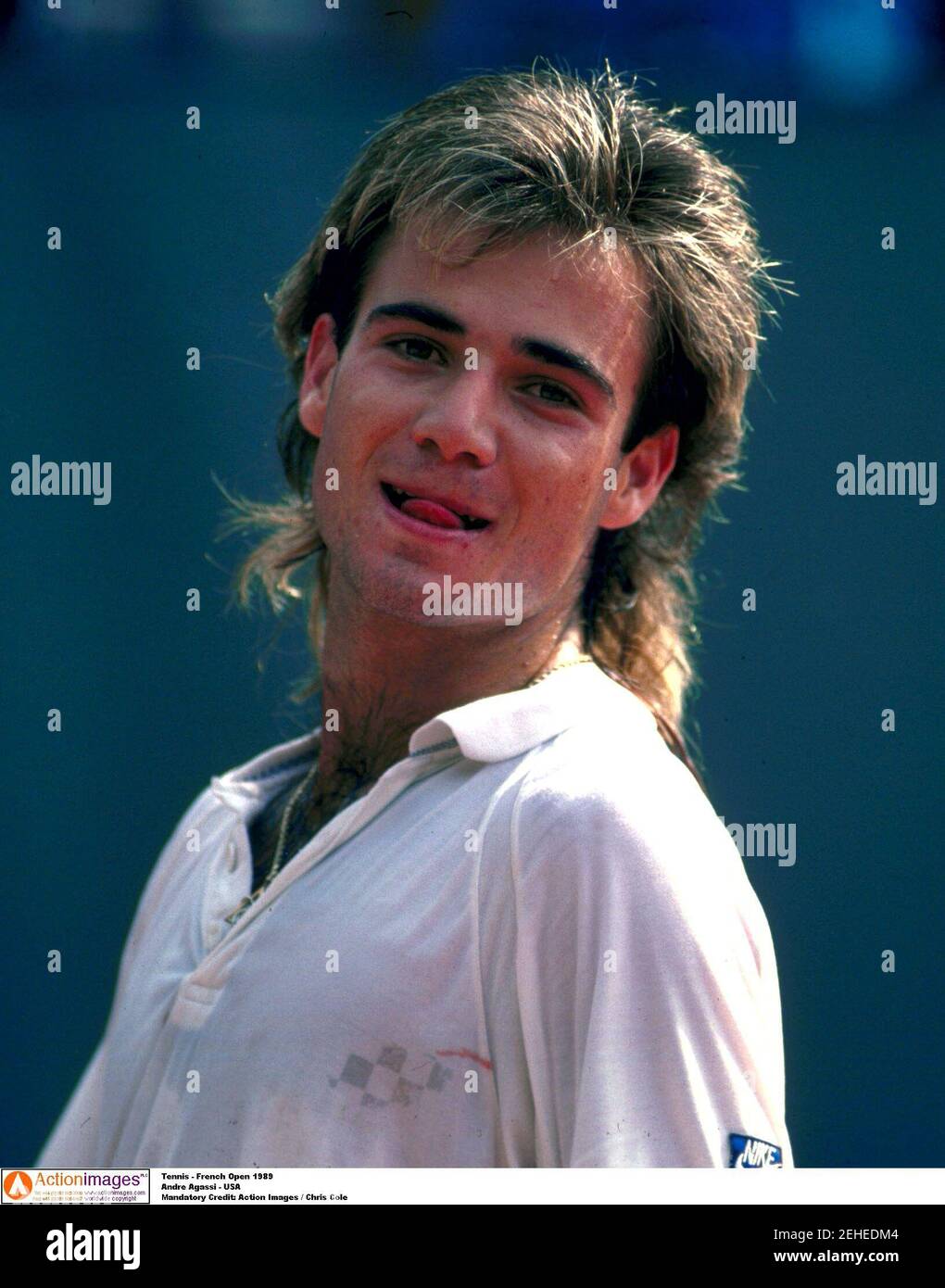Andre agassi 1989 french open Banque de photographies et d’images à ...
