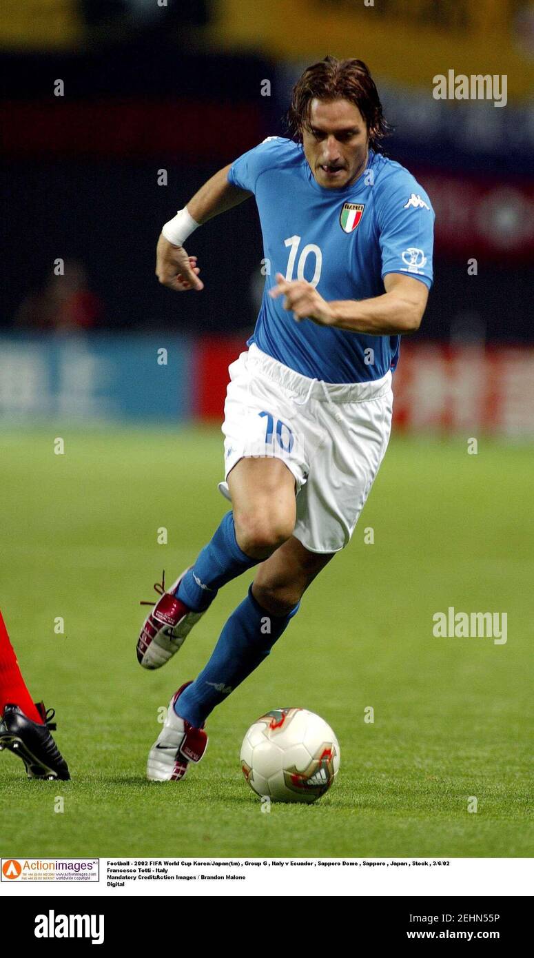 Francesco totti fifa world cup 2002 Banque de photographies et d’images ...