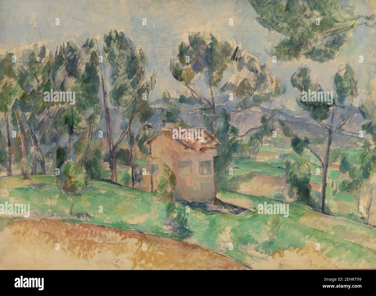 Paul Cézanne - cabane de chasse en Provence (Cabane de chasse en ...