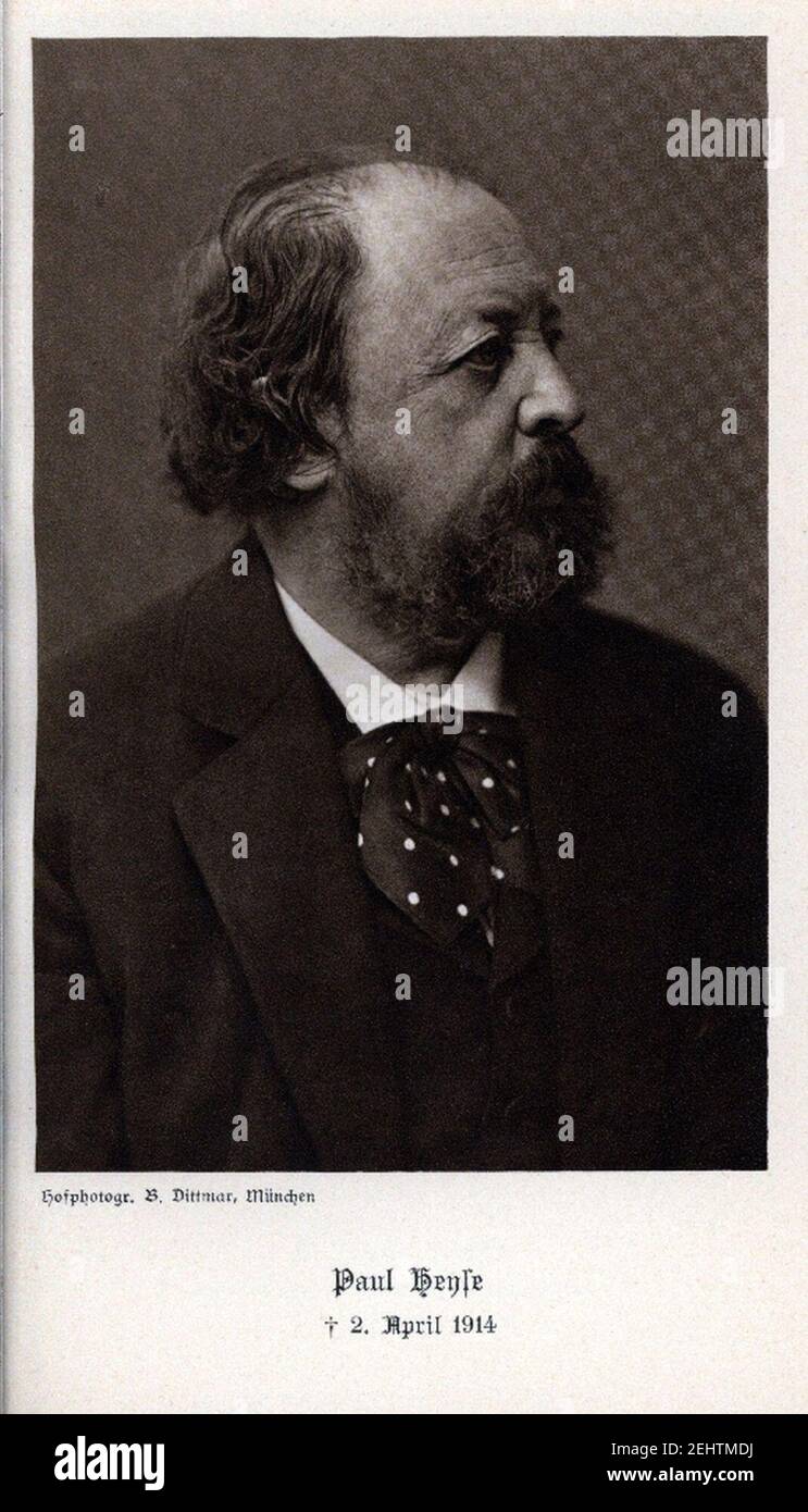 Paul heyse Banque de photographies et d’images à haute résolution - Alamy