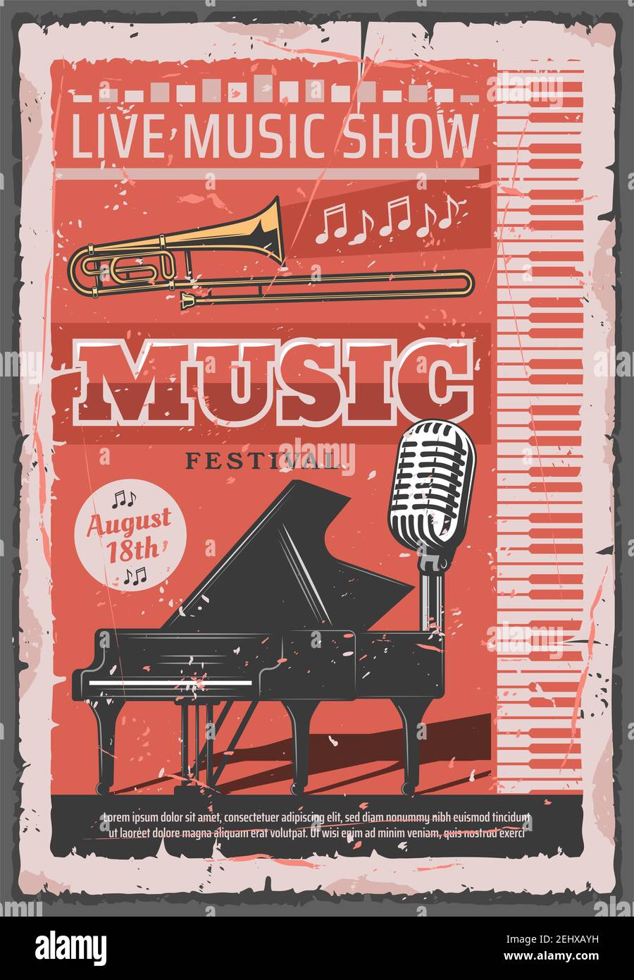 Le blues show Banque d'images vectorielles - Alamy