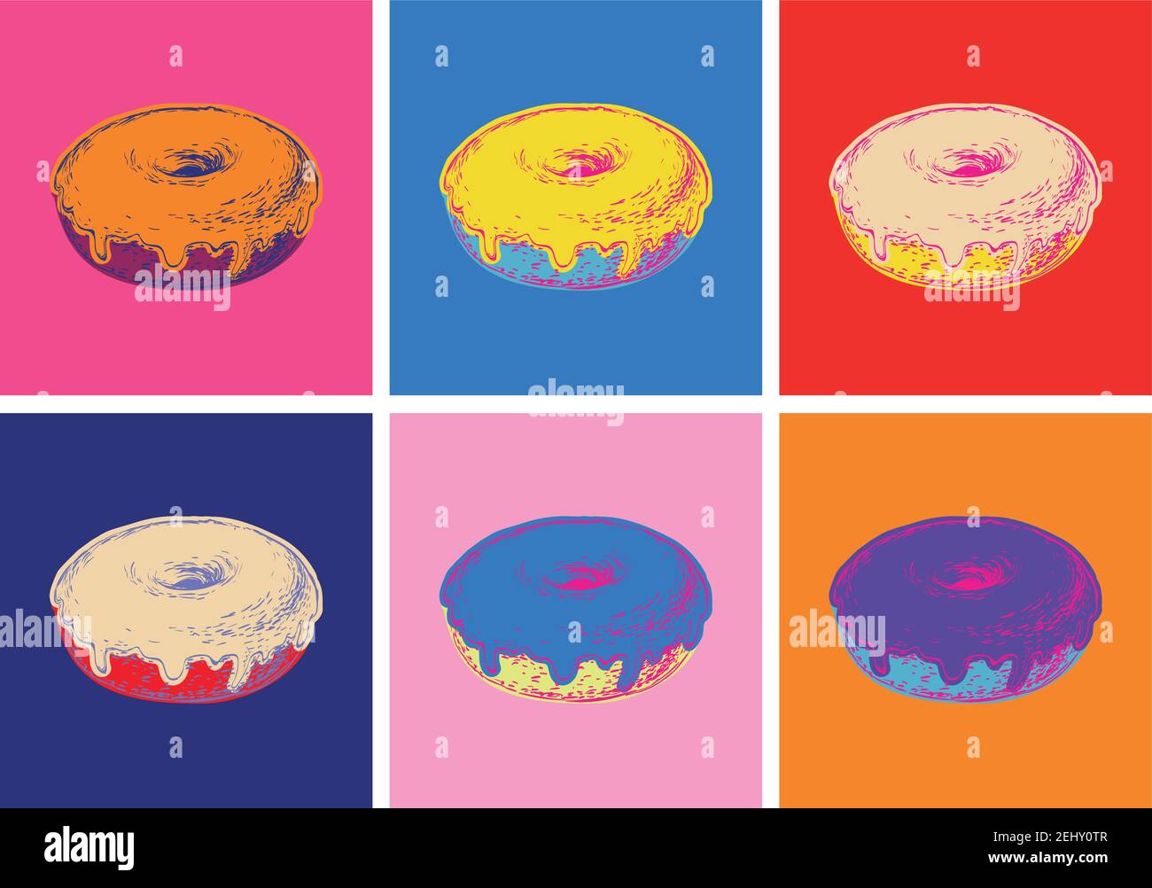 Painting by andy warhol Banque d'images vectorielles - Alamy