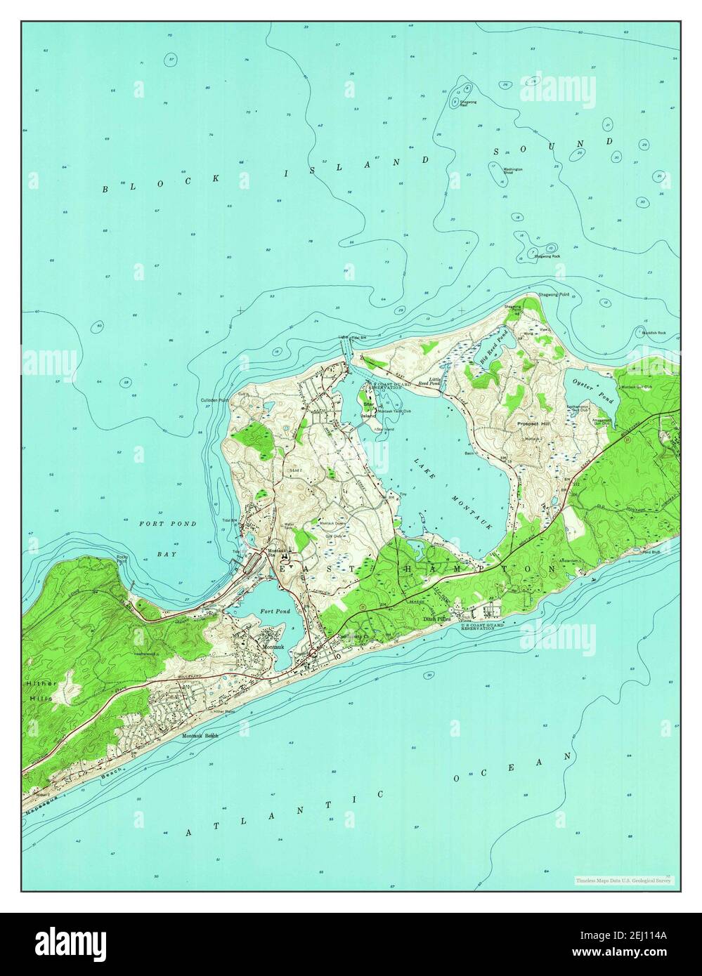 Montauk new york Banque d'images détourées - Alamy