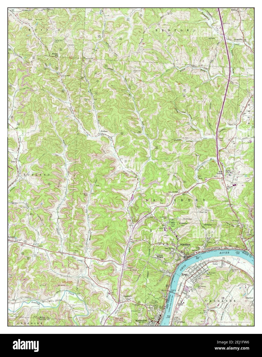 Mappa di pomeroy Banque de photographies et d’images à haute résolution ...