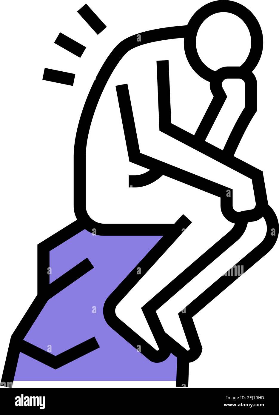 illustration vectorielle de l'icône de couleur de la philosophie du ...