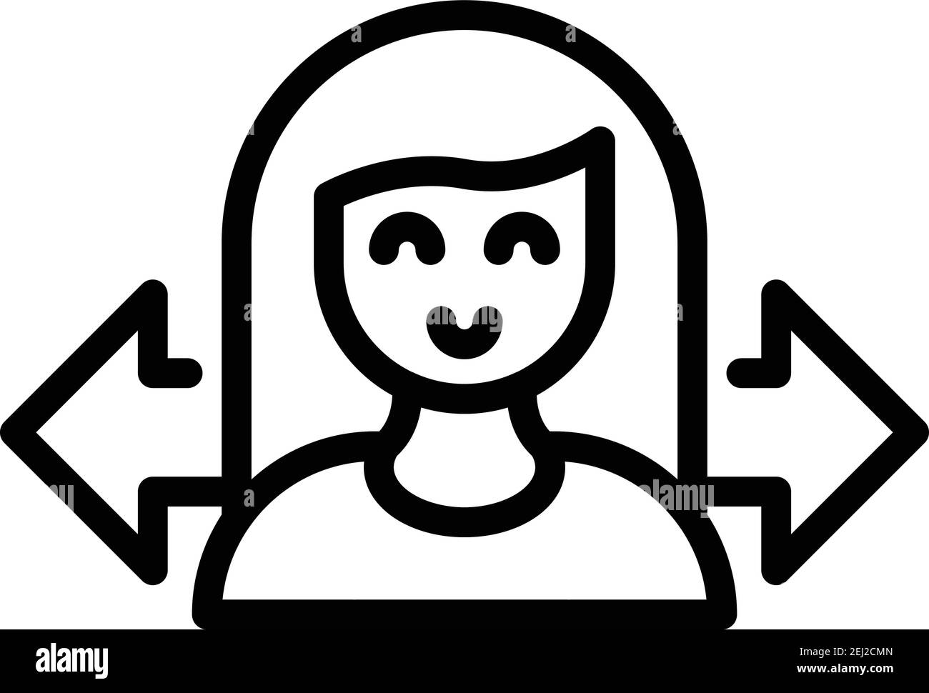 Icône de demande client. Décrivez l'icône du vecteur de demande du ...