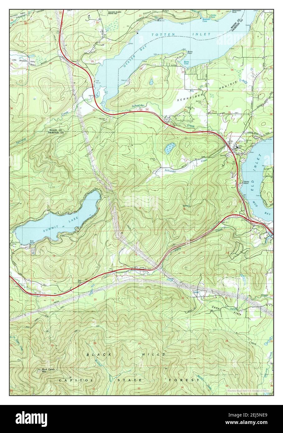 Carte du lac au sommet Banque de photographies et d’images à haute résolution - Alamy