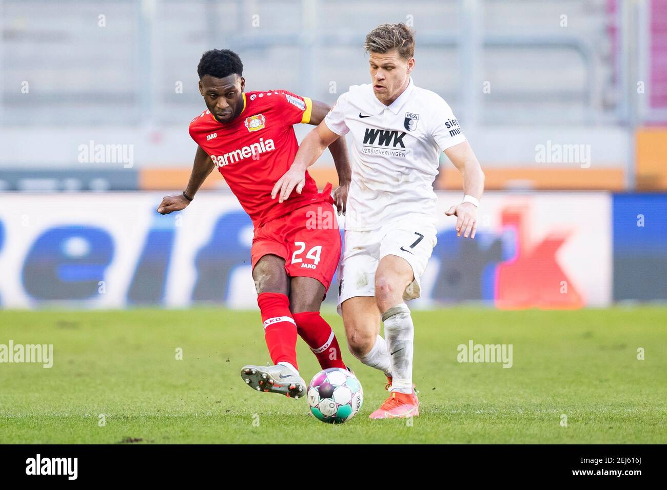 Augsbourg, Allemagne. 21 février 2021. Football: Bundesliga, FC ...