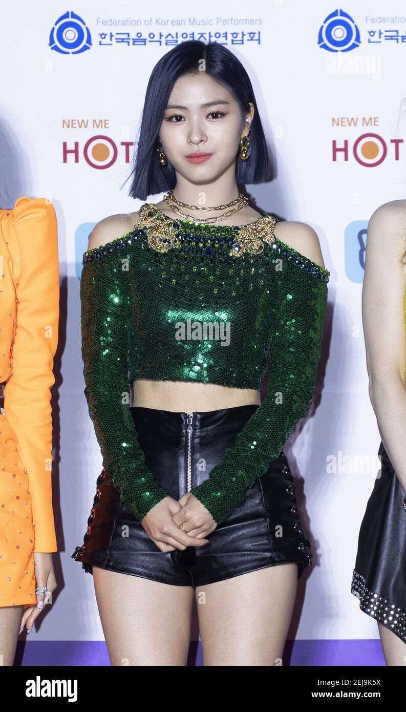 8 janvier 2020 - Séoul, Corée du Sud : Ryujin, groupe de filles sud-coréennes K-Pop ITZY ...