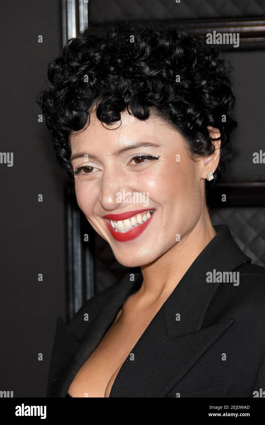Emily King arrive au 62ème tapis rouge annuel Grammy Awards qui s'est ...