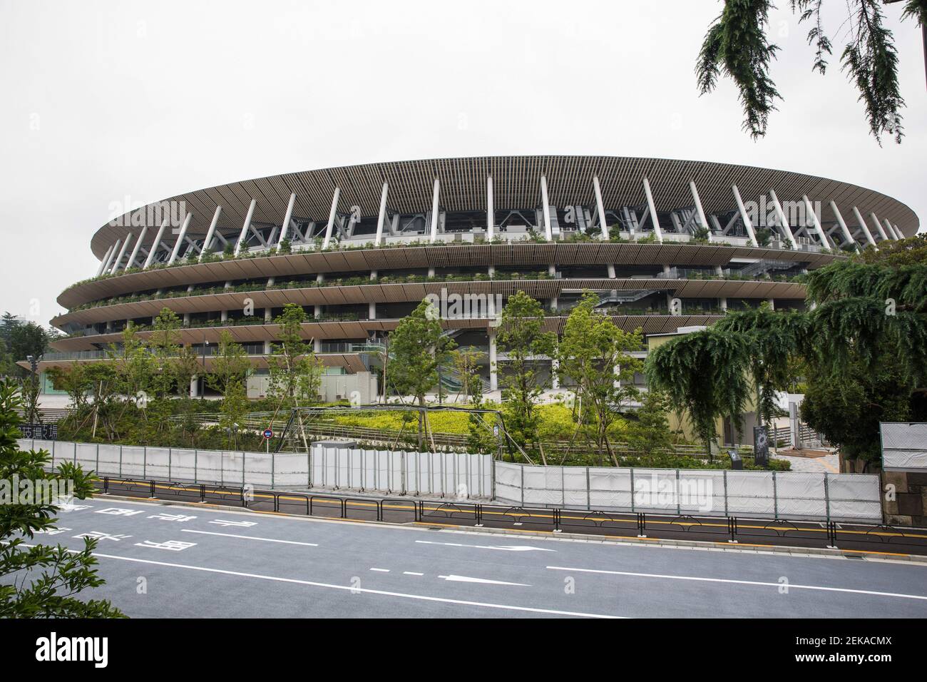 Stade national du Japon à Shinjuku, qui sera utilisé pour les Jeux ...