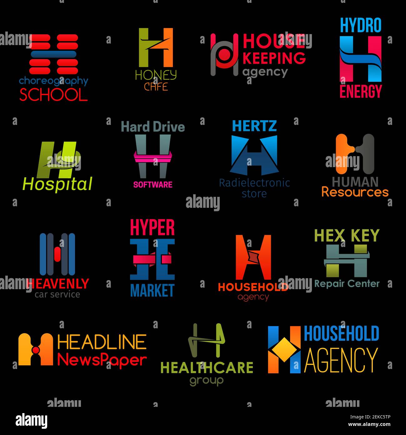 Logo hertz Banque d'images vectorielles - Alamy