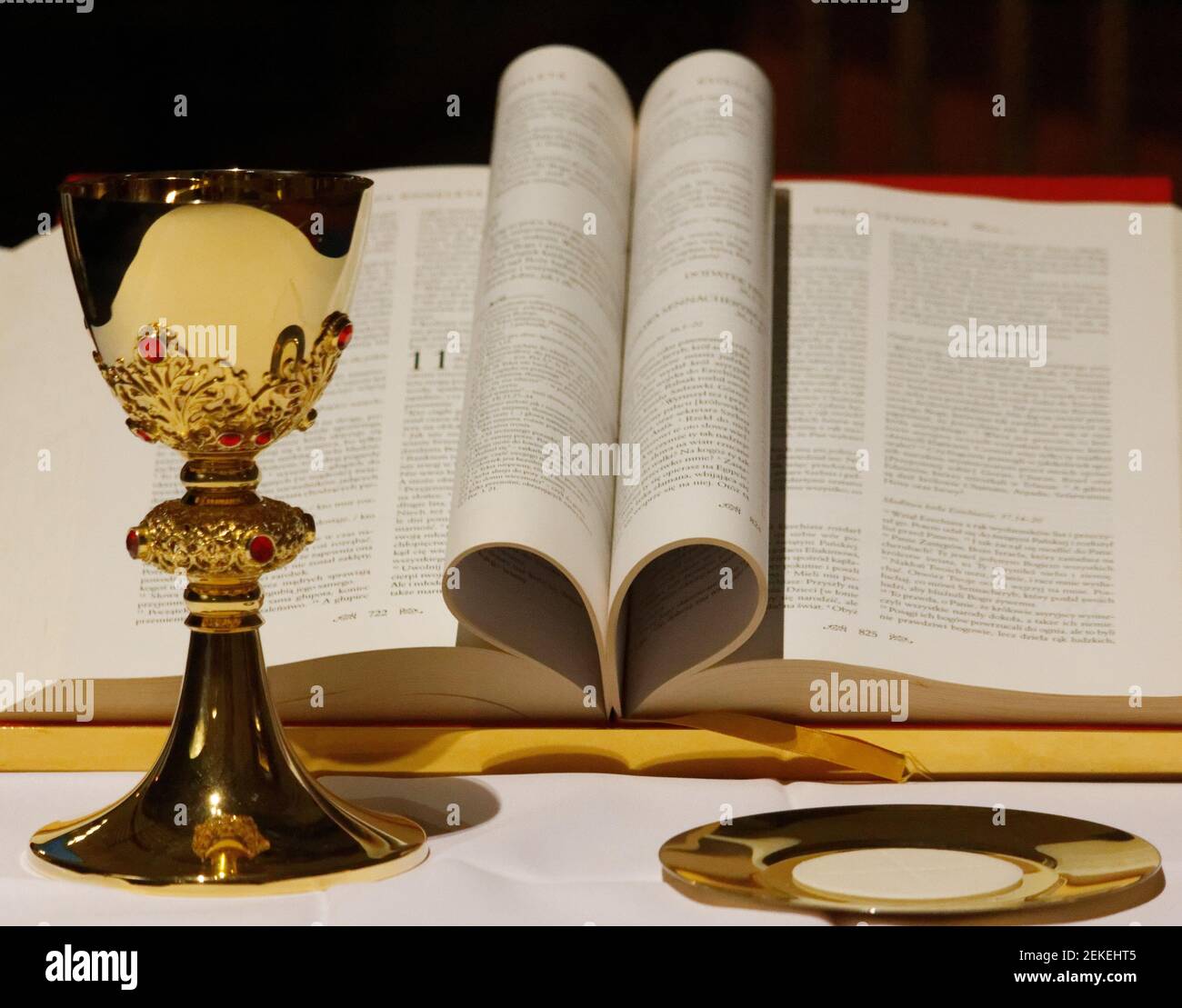 Symbole du calice de la sainte communion chrétienne Banque de ...