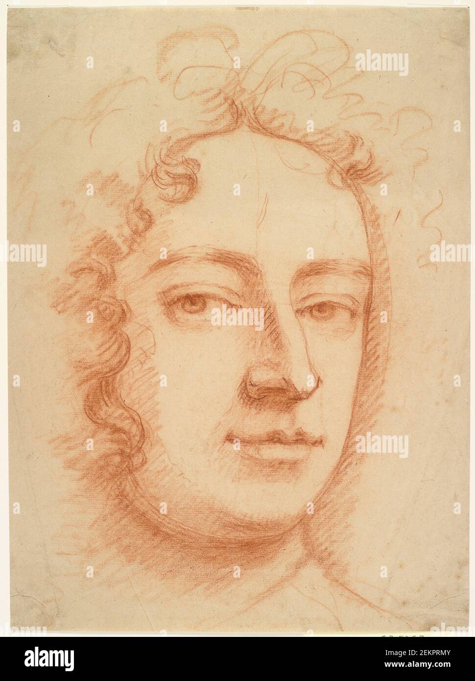 Godfrey Kneller (1646-1723), homme à la tête. Probablement l'art de l ...