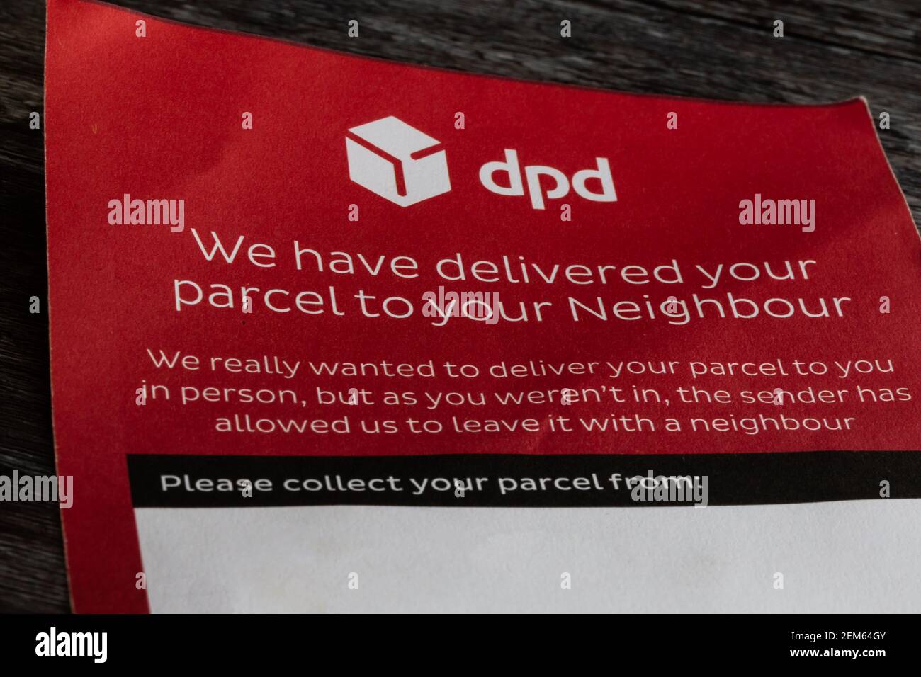 Carta de dpd Banque de photographies et d’images à haute résolution - Alamy