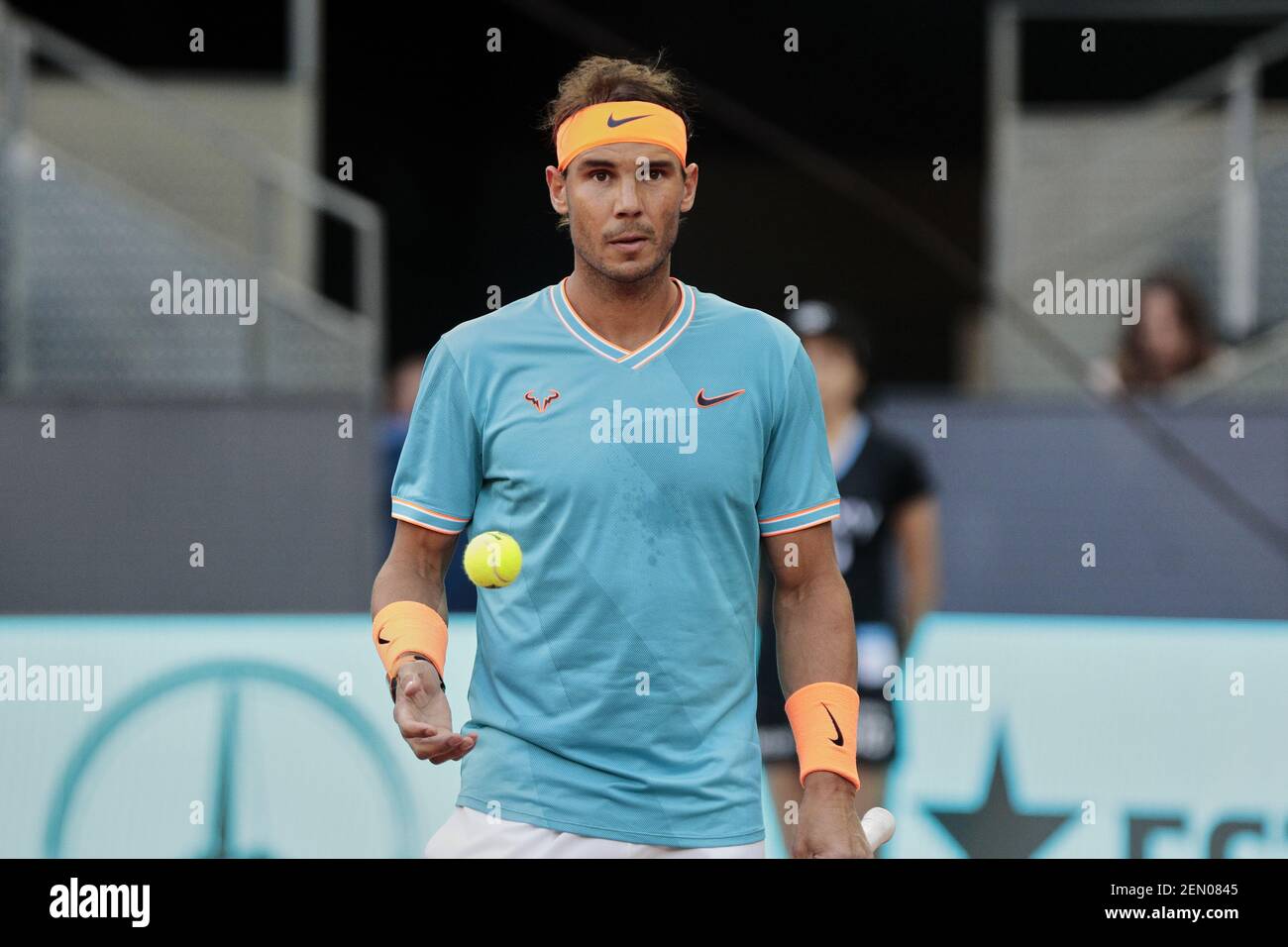 Rafael Nadal pendant le match Mutua Madrid Open Masters le sixième jour ...