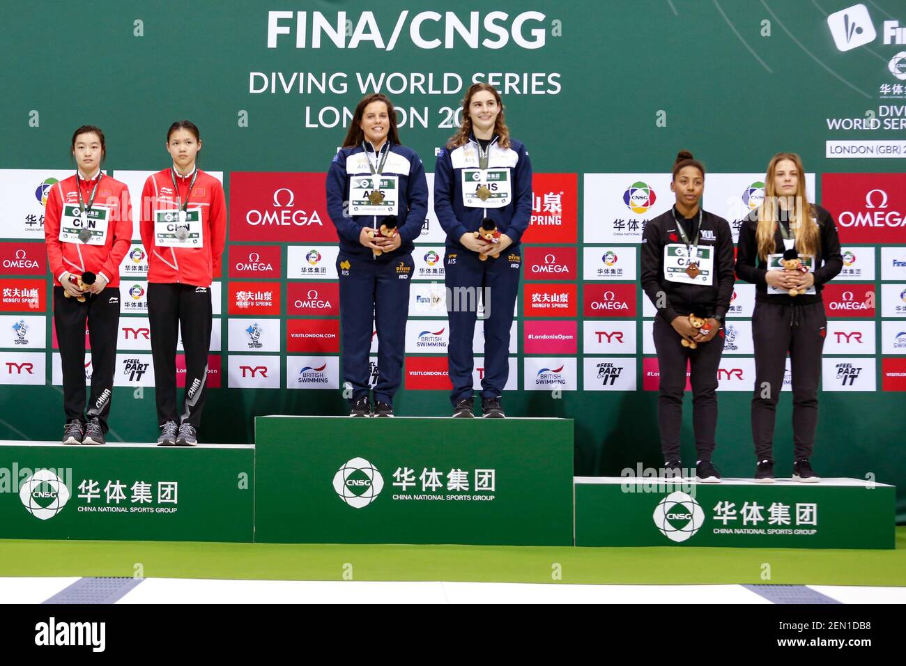 Les lauréats Maddison KEESEY et Anabelle SMITH d'Australie, Shan LIN et ...